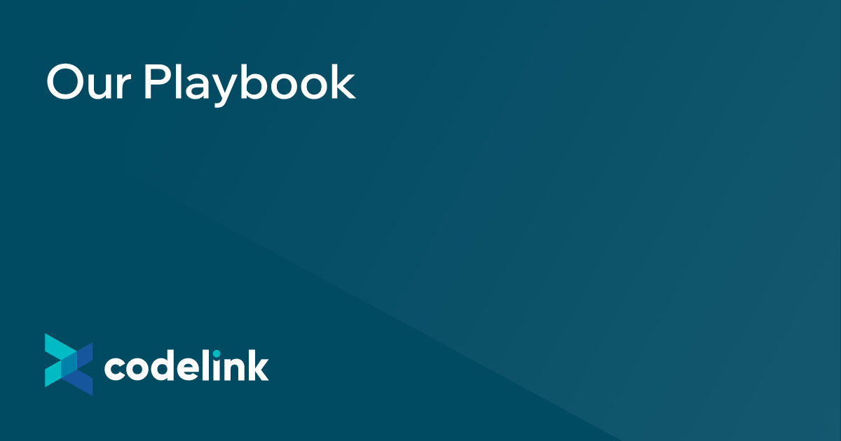 Our Playbook | CodeLink